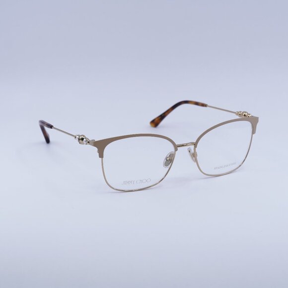 Jimmy Choo | Accessories | New Jimmy Choo Jc358 Bku 00 Eyeglasses Gold ...
